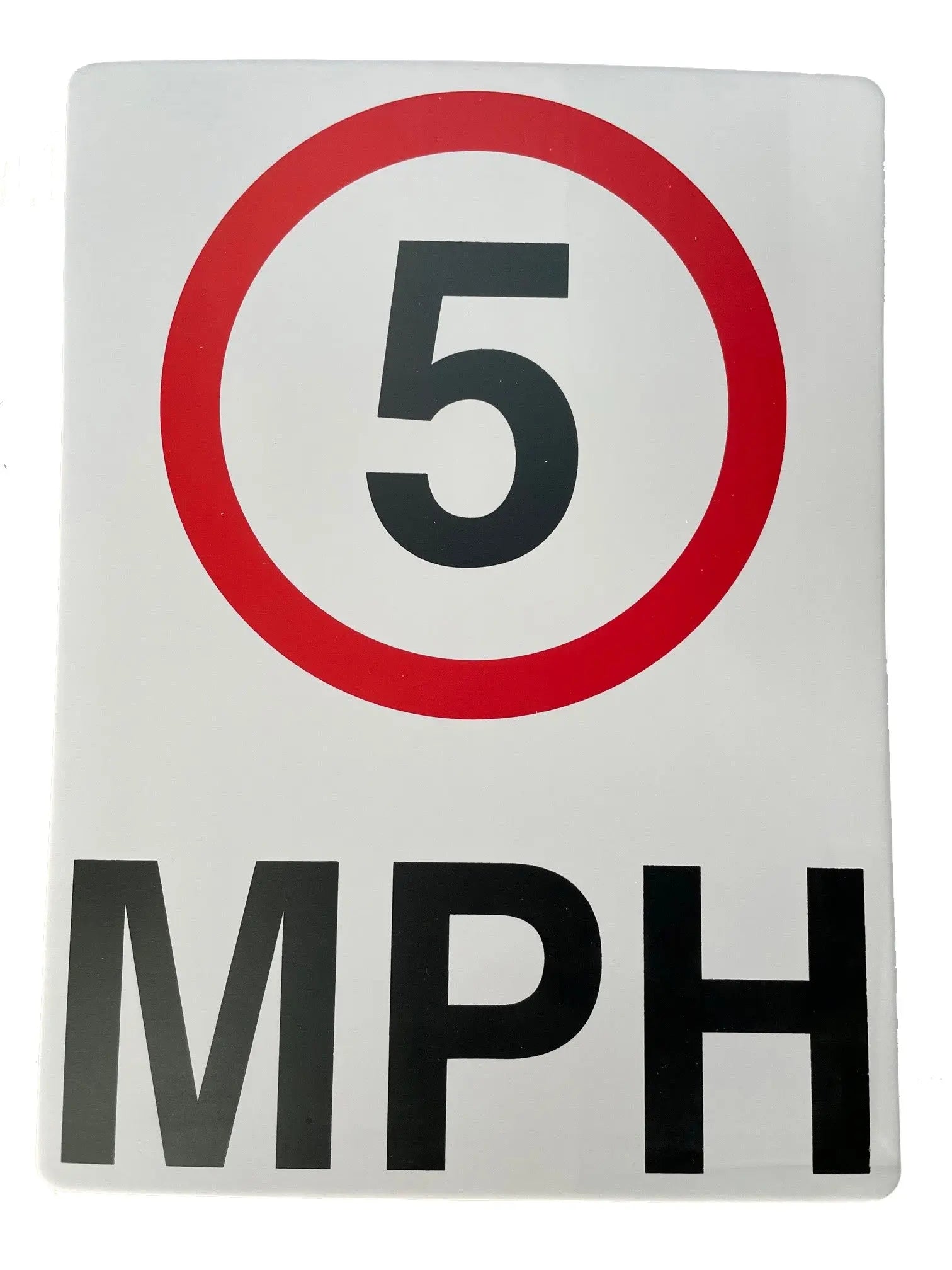 5 mph Sign 400 x 300mm – Tanat Supplies